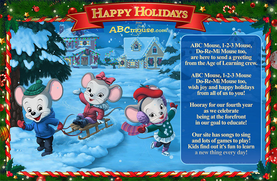 ABCmouse.com Holiday Card
