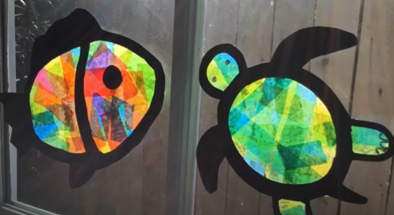 How To Create a Suncatcher With Household Items | ABCmouse