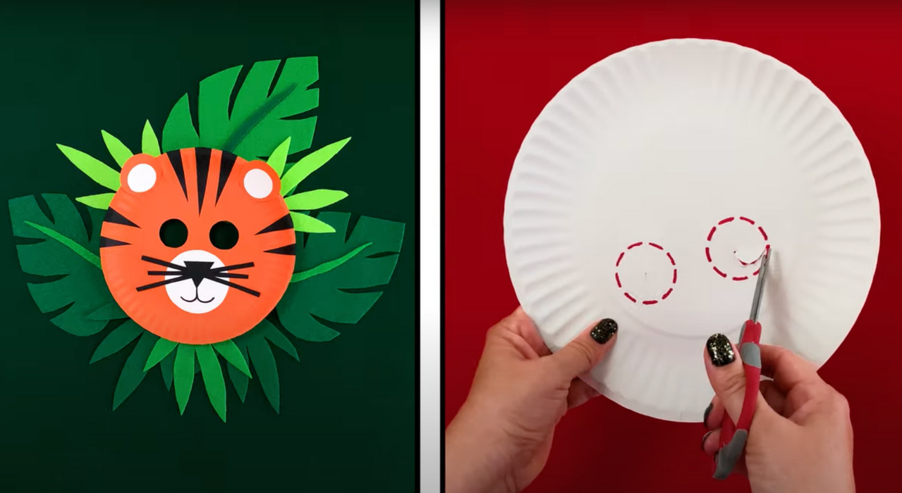 How to Make a Tiger Mask | ABCmouse