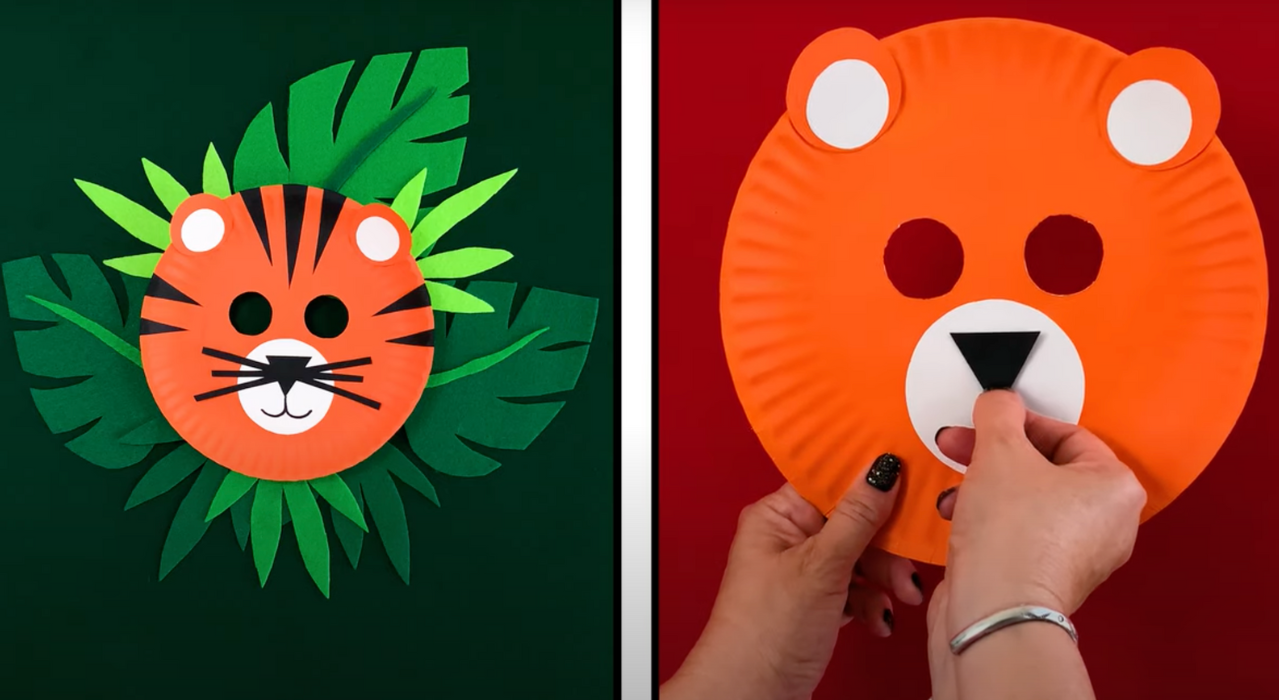 How to Make a Tiger Mask | ABCmouse