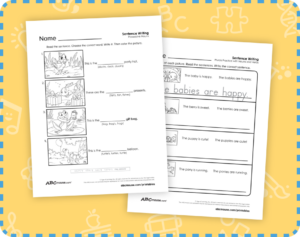 Free Parts of Speech Review Worksheets for First and Second Graders ...