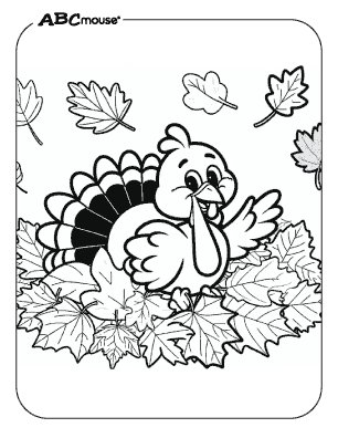 Thanksgiving Turkey Coloring Pages for Kids (Free Printables) | ABCmouse