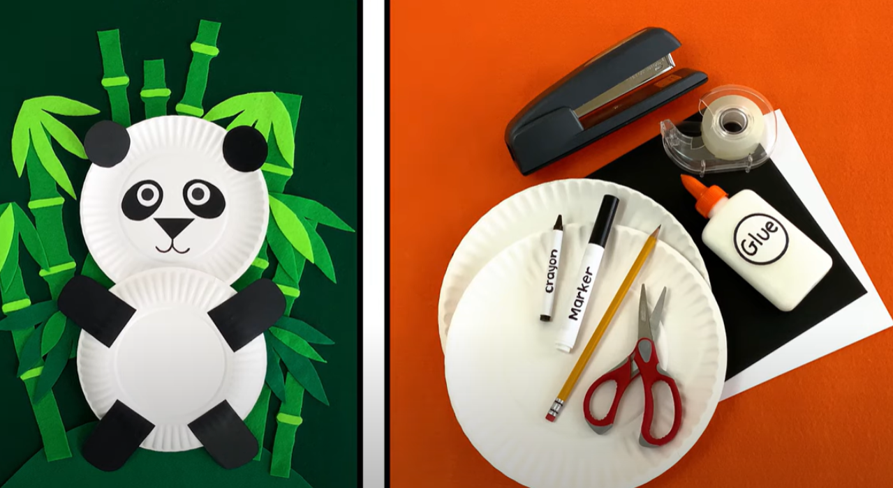 Learn How to Create a Paper Plate Panda | ABCmouse