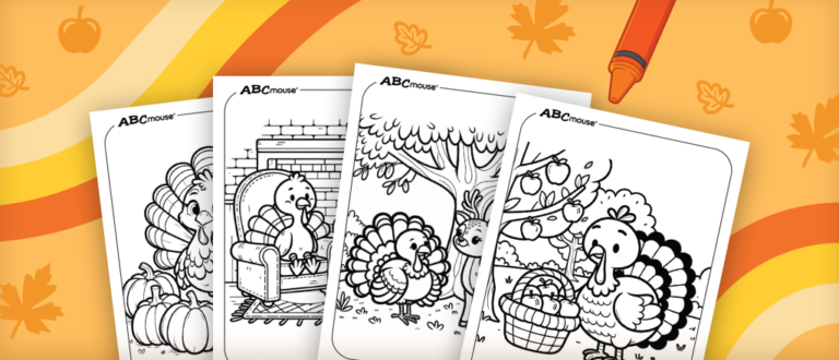 Thanksgiving Turkey Coloring Pages for Kids (Free Printables) | ABCmouse