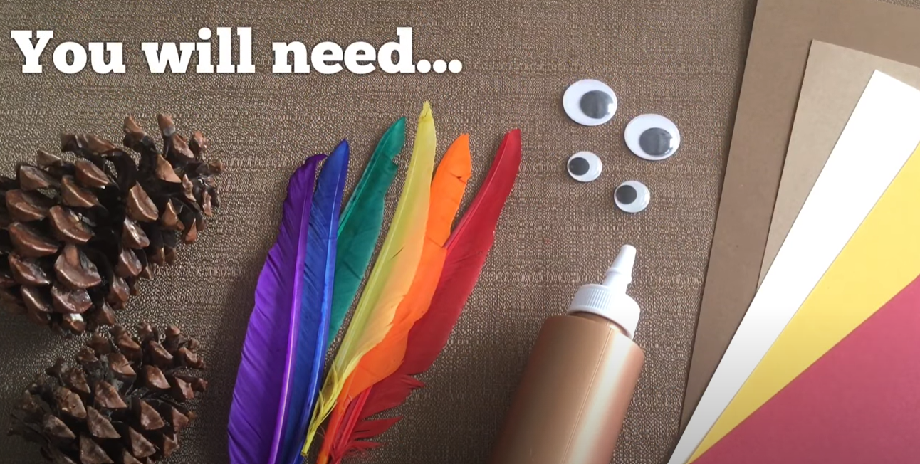 Thanksgiving Craft for Kids: Pine Cone Turkey | ABCmouse