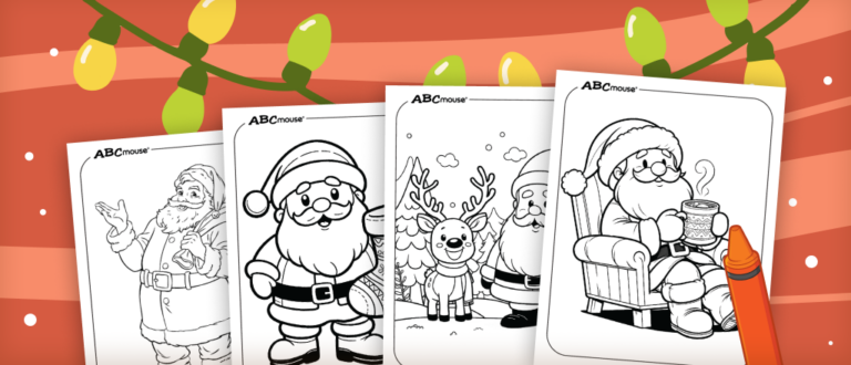 Santa Claus Coloring Pages for Kids | ABCmouse