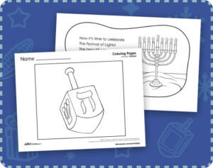 Free Hanukkah Coloring Pages for Kids | ABCmouse