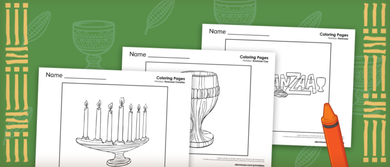Free Kwanzaa Coloring Pages for Kids | ABCmouse