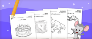 Preschool Alphabet Pictures Coloring Pages | ABCmouse