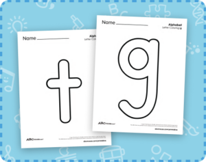 Preschool Letter Coloring Pages | ABCmouse