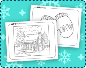 Winter Coloring Pages | ABCmouse