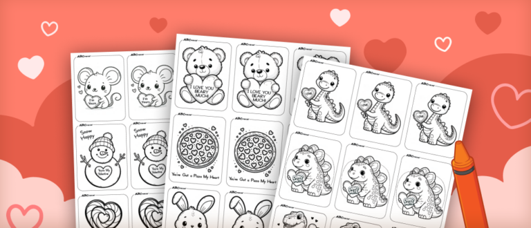 Valentine’s Day Coloring Pages | ABCmouse
