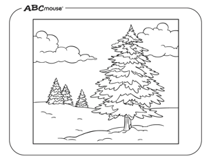 Winter Coloring Pages | ABCmouse
