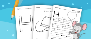 Free Printable Letter H Worksheets | ABCmouse
