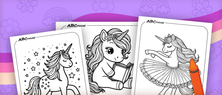 90+ Unicorn Coloring Pages Free Printables! | ABCmouse