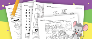 Digraph Worksheets for First Grade | ABCmouse