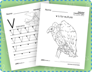 Free Printable Letter V Worksheets | ABCmouse