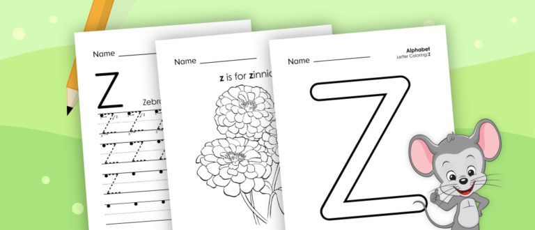 Free Printable Letter Z Worksheets | ABCmouse