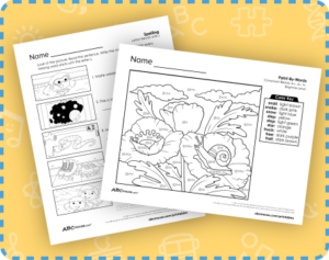 Consonant Blends Worksheets for First Grade | ABCmouse