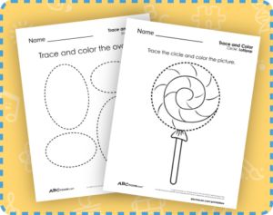 Free Printable Shape Tracing Worksheets | ABCmouse
