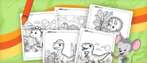 Dinosaur Coloring Pages | ABCmouse