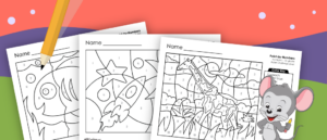 Color by Number Worksheets | ABCmouse
