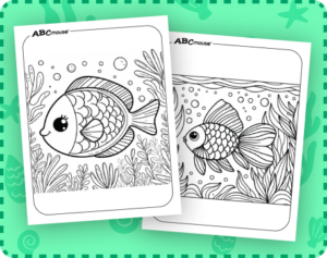 Ocean Animal Coloring Pages for Kids | ABCmouse