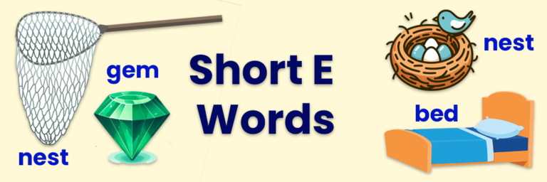 Short E Words List | ABCmouse