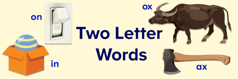 2 Letter Words for Kids (Free Printable List) | ABCmouse