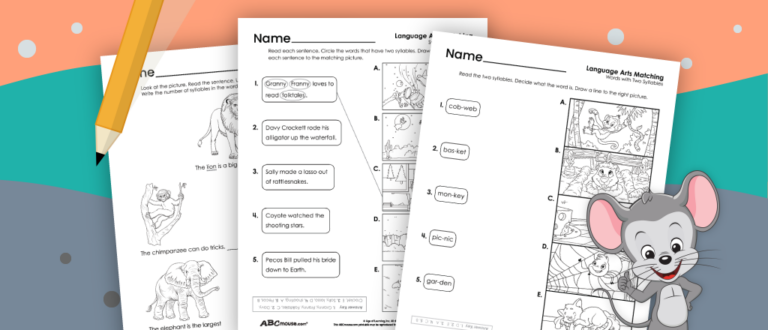 One Syllable Words | ABCmouse