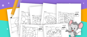 Color by Letter Worksheets | ABCmouse