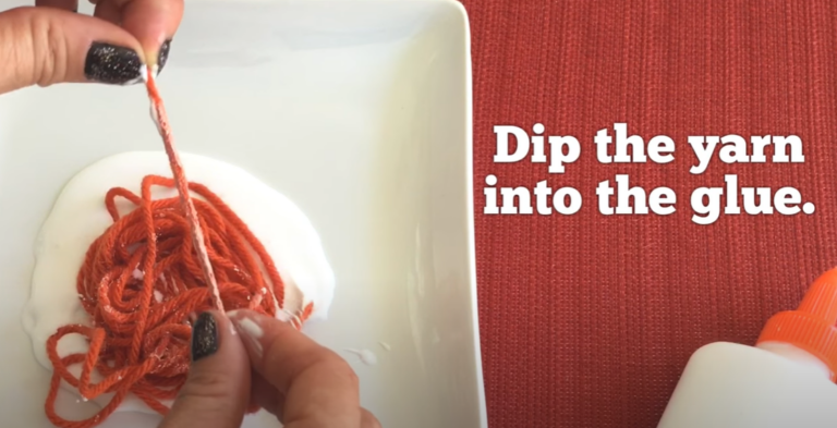 Fall: Yarn Pumpkin Craft | ABCmouse