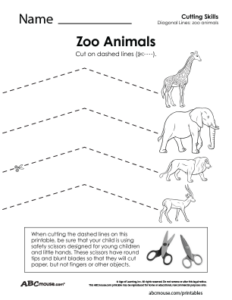 Cutting Practice Worksheets | ABCmouse