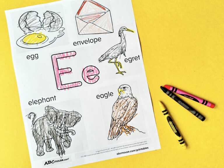 Letter E Crafts and Activities | ABCmouse