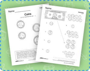 Free Printable Coins & Money Worksheets | ABCmouse