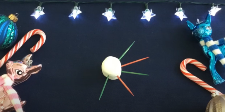 Marshmallow Snowman Winter Craft | ABCmouse