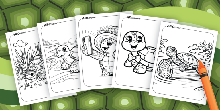 Sea Turtle Coloring Pages | ABCmouse