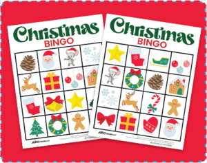 Free Printable Christmas Bingo Cards for Kids | ABCmouse