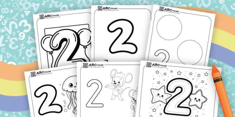 Free Printable Number Two Coloring Pages | ABCmouse