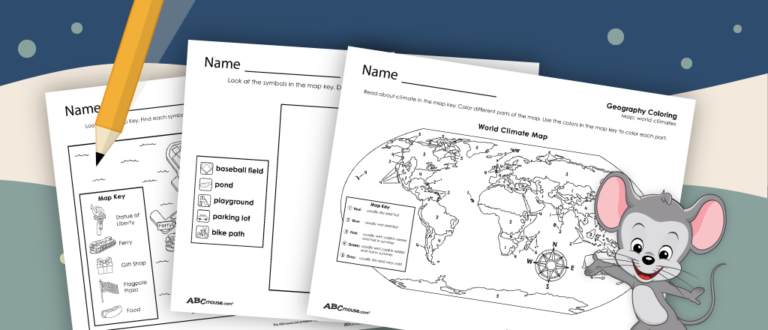 Free Printable Map Worksheets | ABCmouse