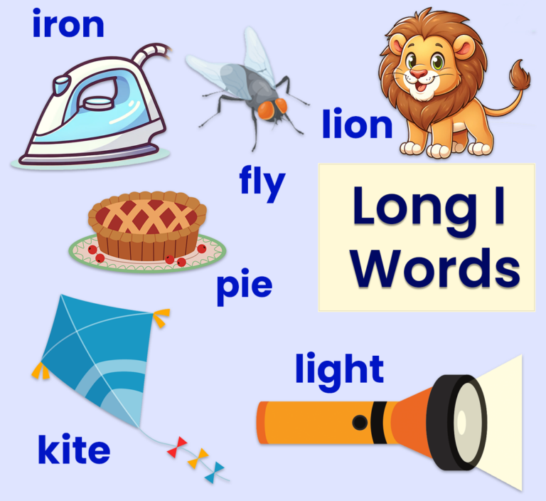 140+ Long I Words List (Free Printable List) | ABCmouse