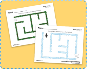 Free Printable Preschool & Kindergarten Mazes | ABCmouse