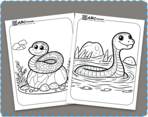 Snake Coloring Pages | ABCmouse