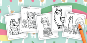 45- Free Printable Llama Coloring Pages | ABCmouse