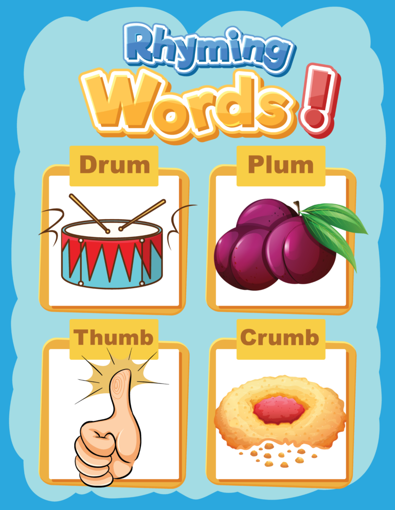 Rhyming Words for Kindergarten (Free Printables) | ABCmouse