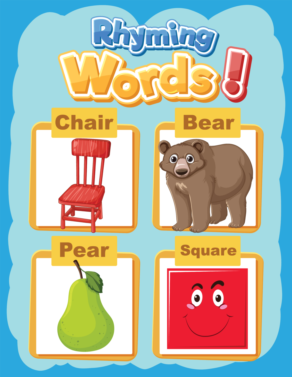 Rhyming Words for Kindergarten (Free Printables) | ABCmouse