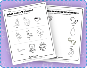 Free Printable Rhyming Worksheets | ABCmouse