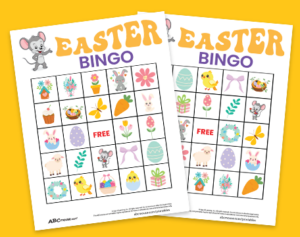 Easter Bingo Cards for Kids (Free Printables) | ABCmouse
