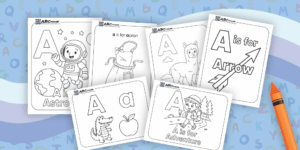 Letter A Coloring Pages (Free Printables!) | ABCmouse