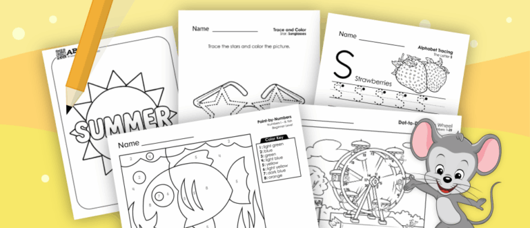 Fun Summer Worksheets for Kids (Free Printables!) | ABCmouse